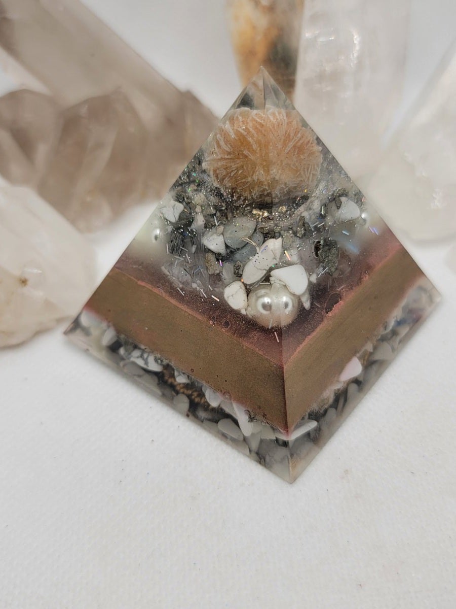Divine Feminine Rising Tensor Enhanced Large Orgonite Pyramid | Phoenix ...